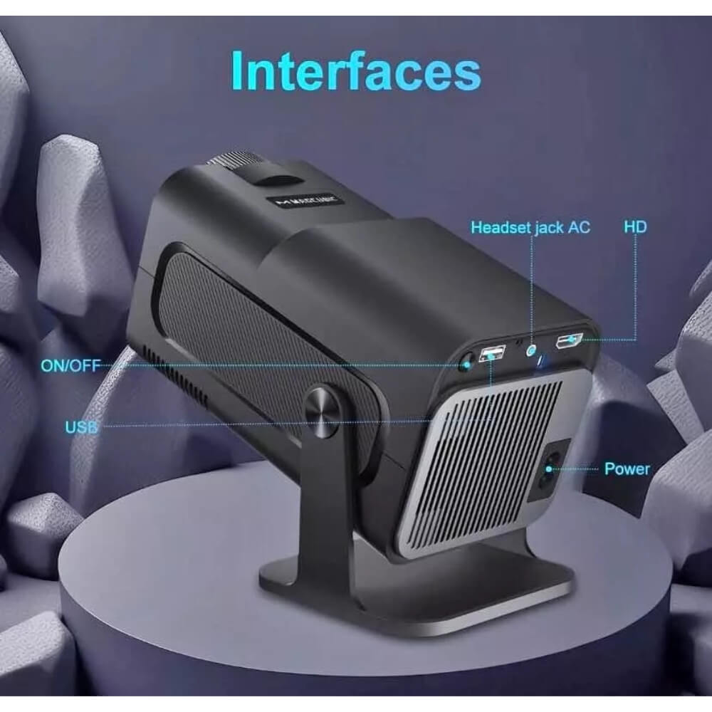 Proyector Hy320 Smart 4k Wifi Bluetooth Cine - KIFUN